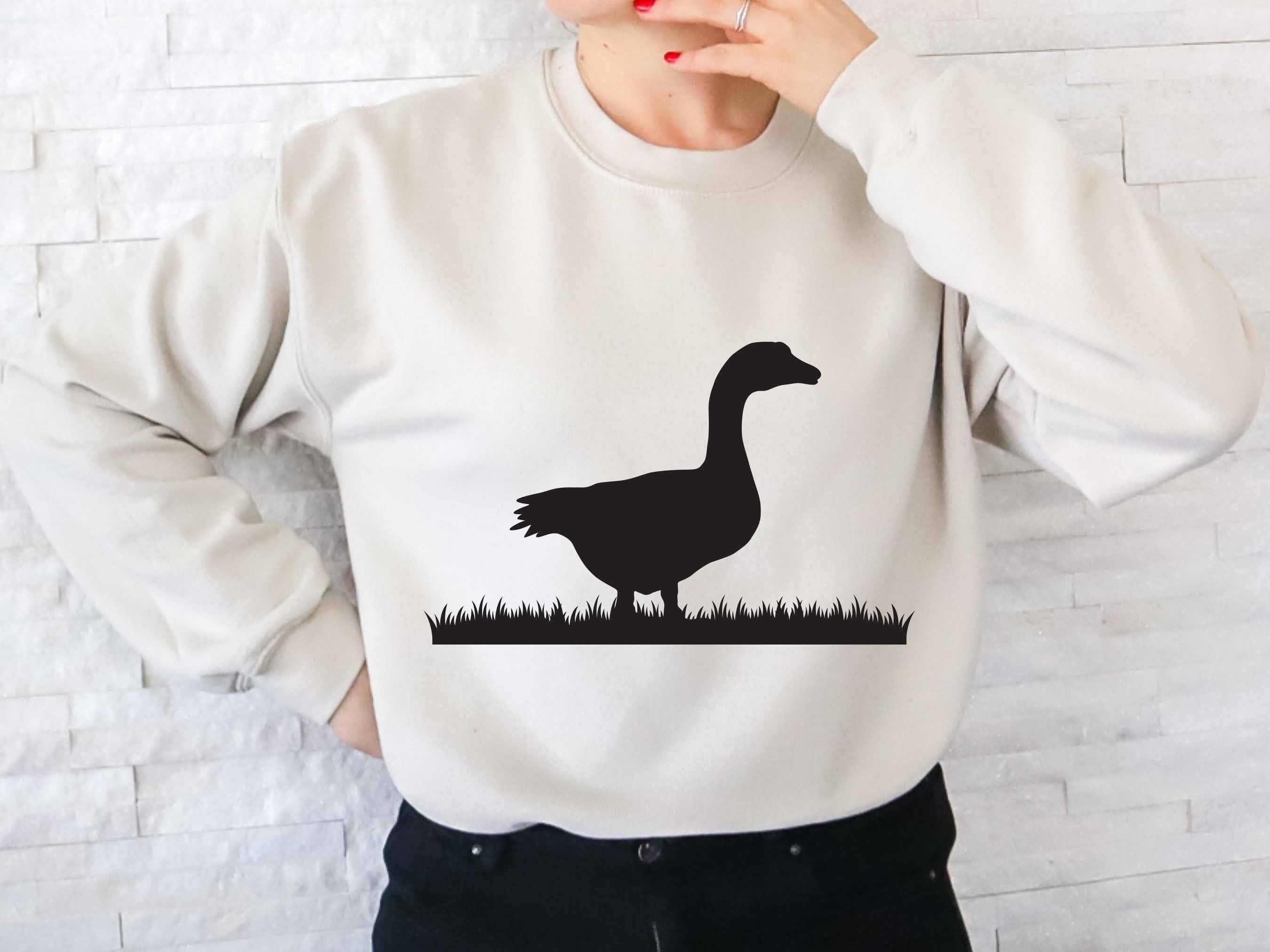 Goose SVG | Farm Goose Silhouette Cut File | Funny Goose Clipart PNG ...