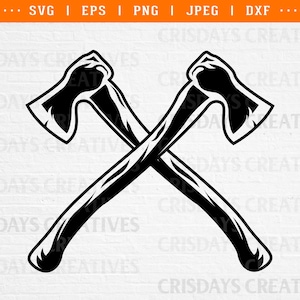 Crossed Axes Svg, Axe Svg, Cross Axe Svg, Axe Clipart, Lumberjack Svg ...