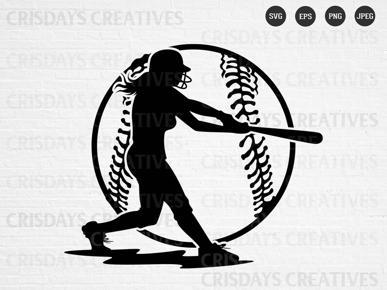 Softball Player Svg Softball Love Svg for Her Softball Svg - Etsy