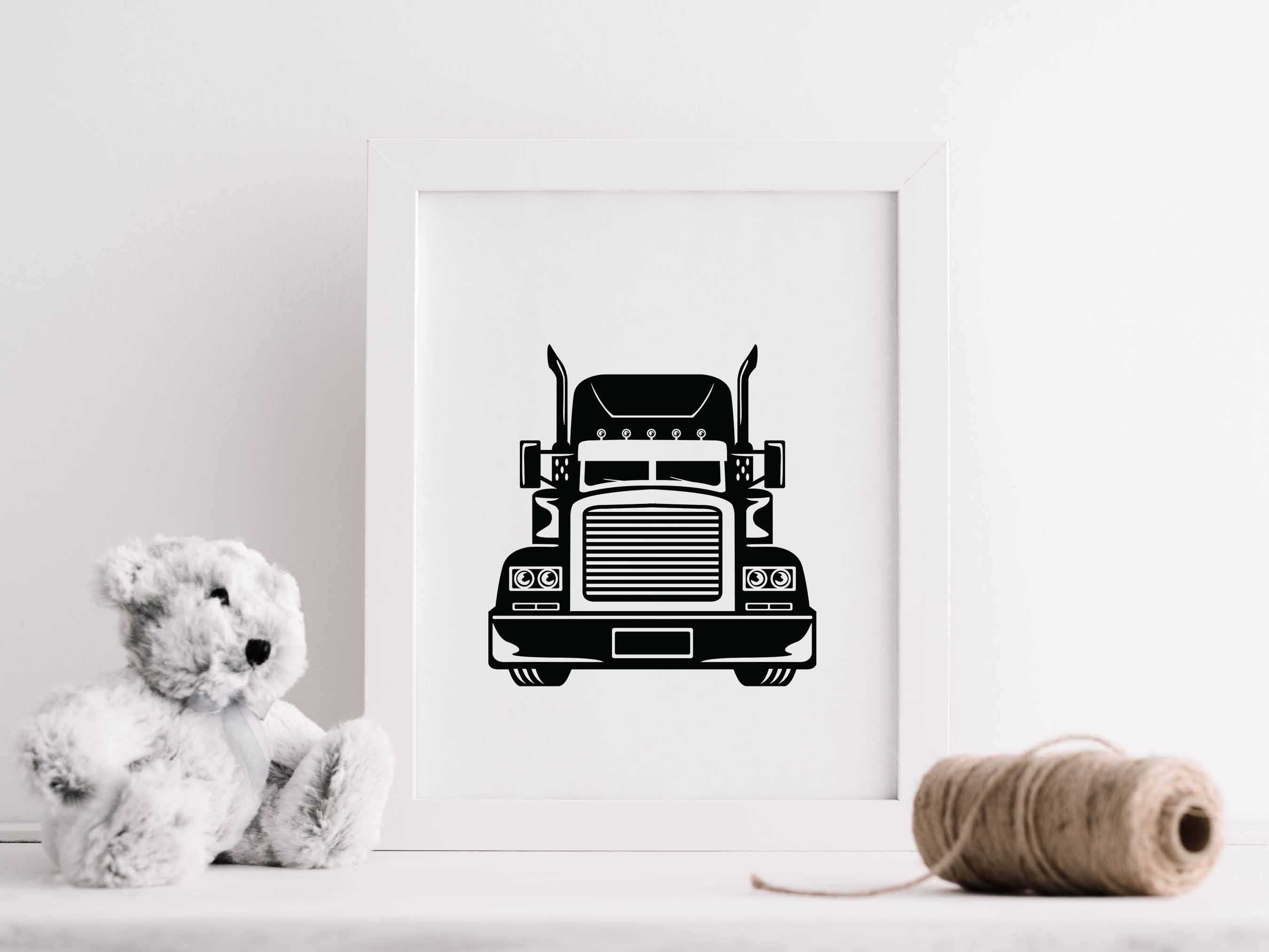 Truck Svg Big Truck Svg trucker Svg Trucker Shirt Svg - Etsy