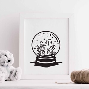 Magic Crystal Ball Svg, Magic Ball Svg, Crystal Ball Svg, Witch Ball ...