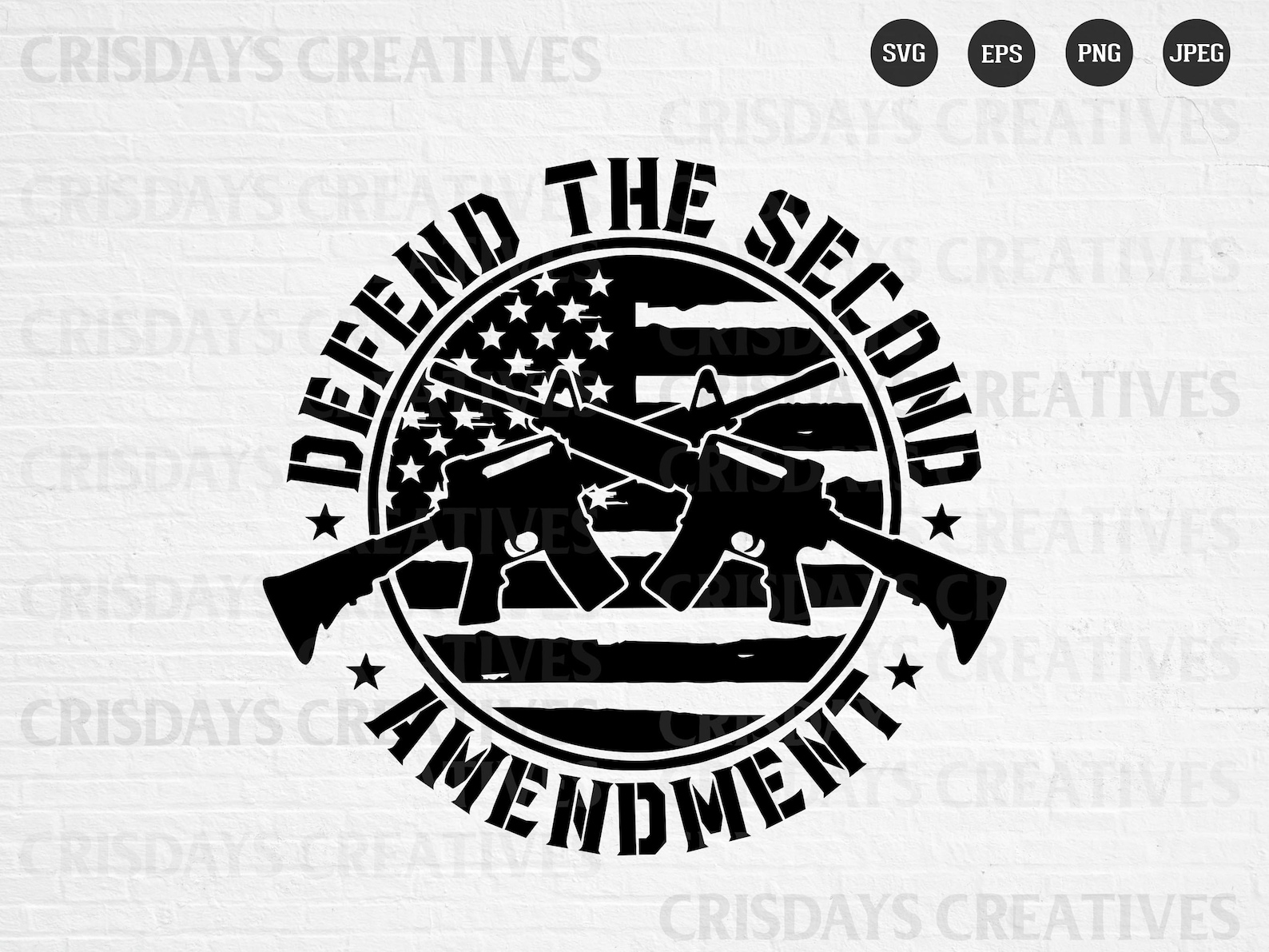 Defend the Second Amendment Svg 2nd Amendment Svg Gun | Etsy