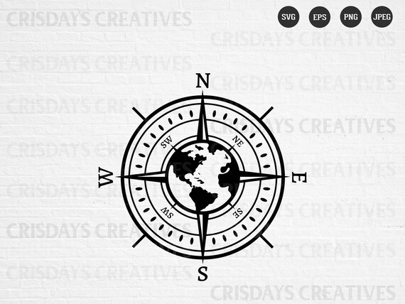 Compass Svg Compass Compass Png Compass Clipart Printable - Etsy