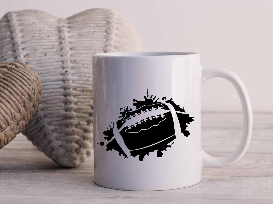 Football Splats SVG, Football Splatter SVG, Paint Splash Football ...