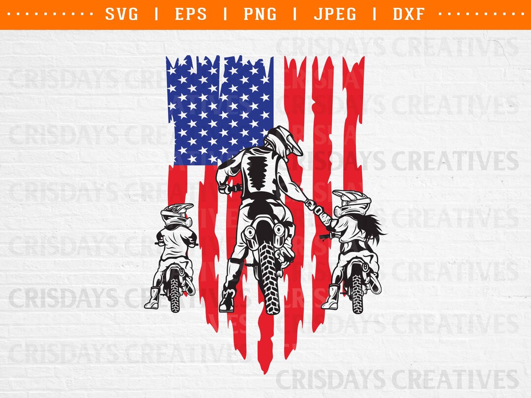 Motocross Png, Motocross Svg, Gifs for Him, Us Flag, Father and Son ...