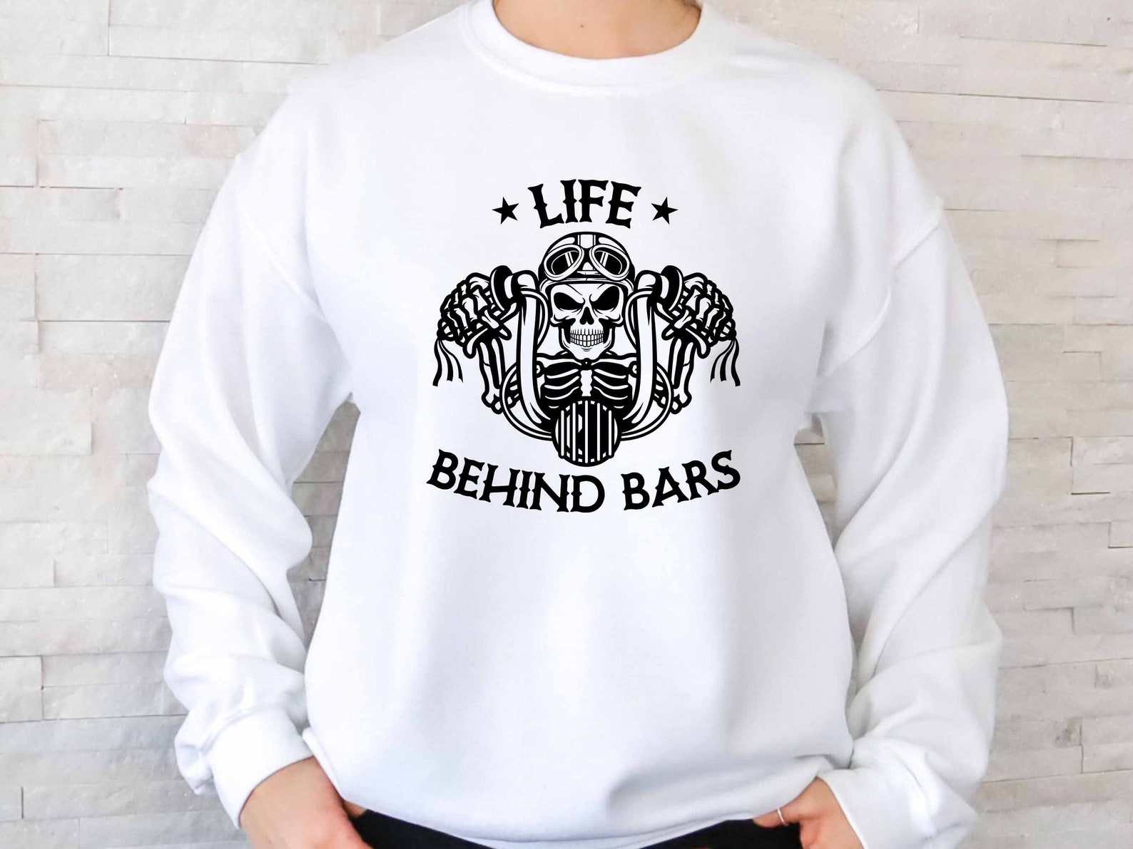 Life Behind Bars Svg| Skeleton Motorcycle Rider Svg| Motorcycle Rider ...