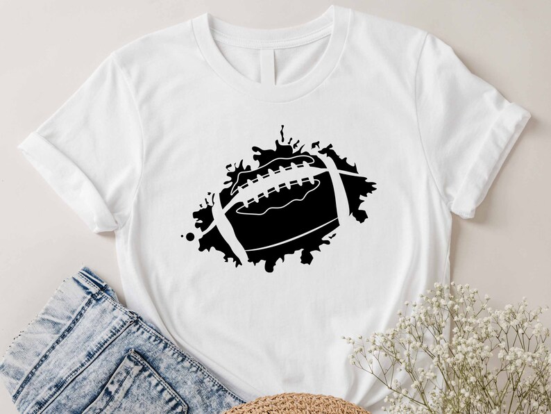 Football Splats SVG, Football Splatter SVG, Paint Splash Football ...