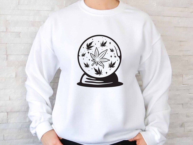 Cannabis Ball Crystal Ball Svg Weed Svg Cannabis Svg - Etsy