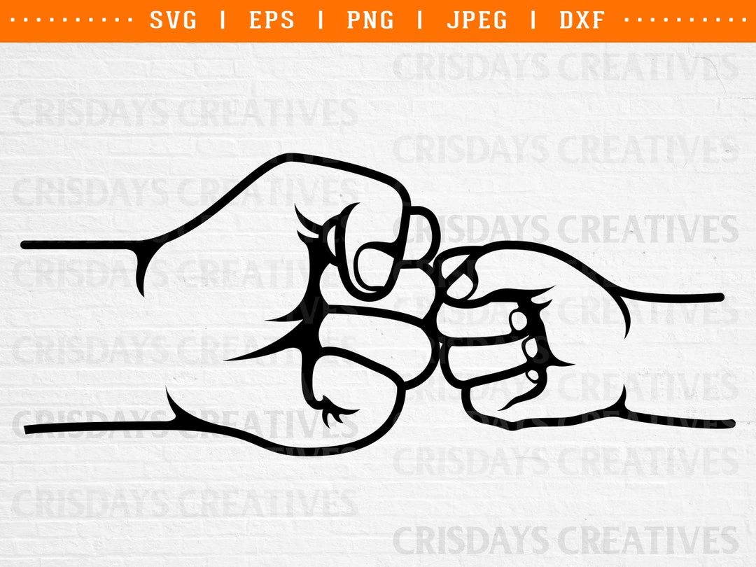 Father and Daughter Svg, Dad and Baby Svg, New Dad Svg, Fist Bump Dad ...