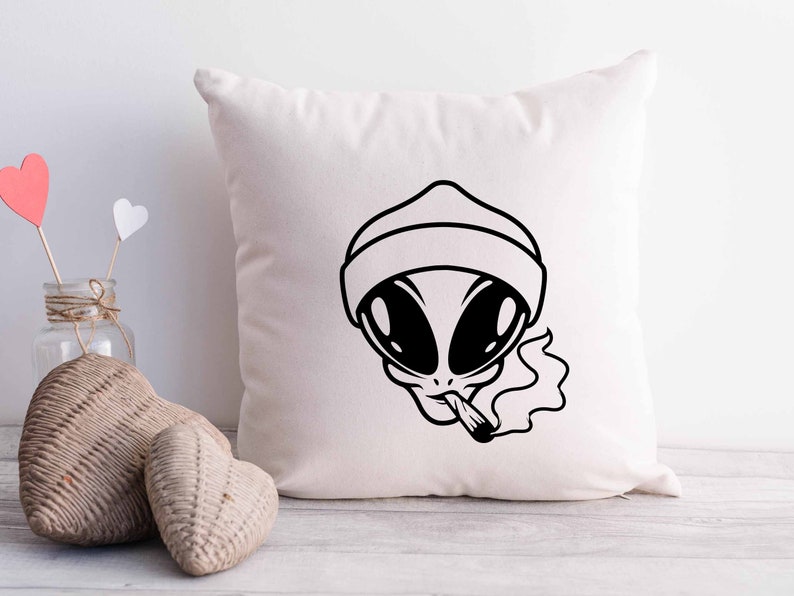 Alien Smoking Svg Cannabis Svg Alien Svg Alien Weed Weed - Etsy