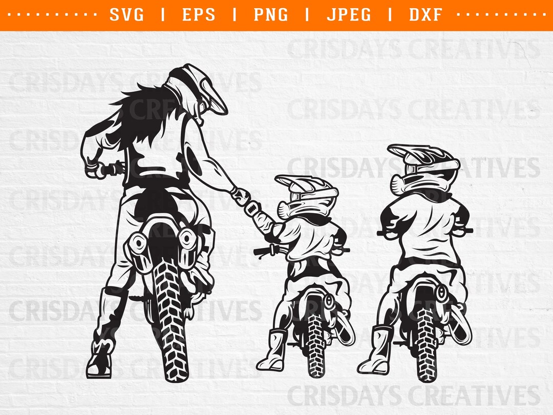 Mom and Son Motocross Svg, Motocross Svg, Motocrossing Svg, Mom and ...