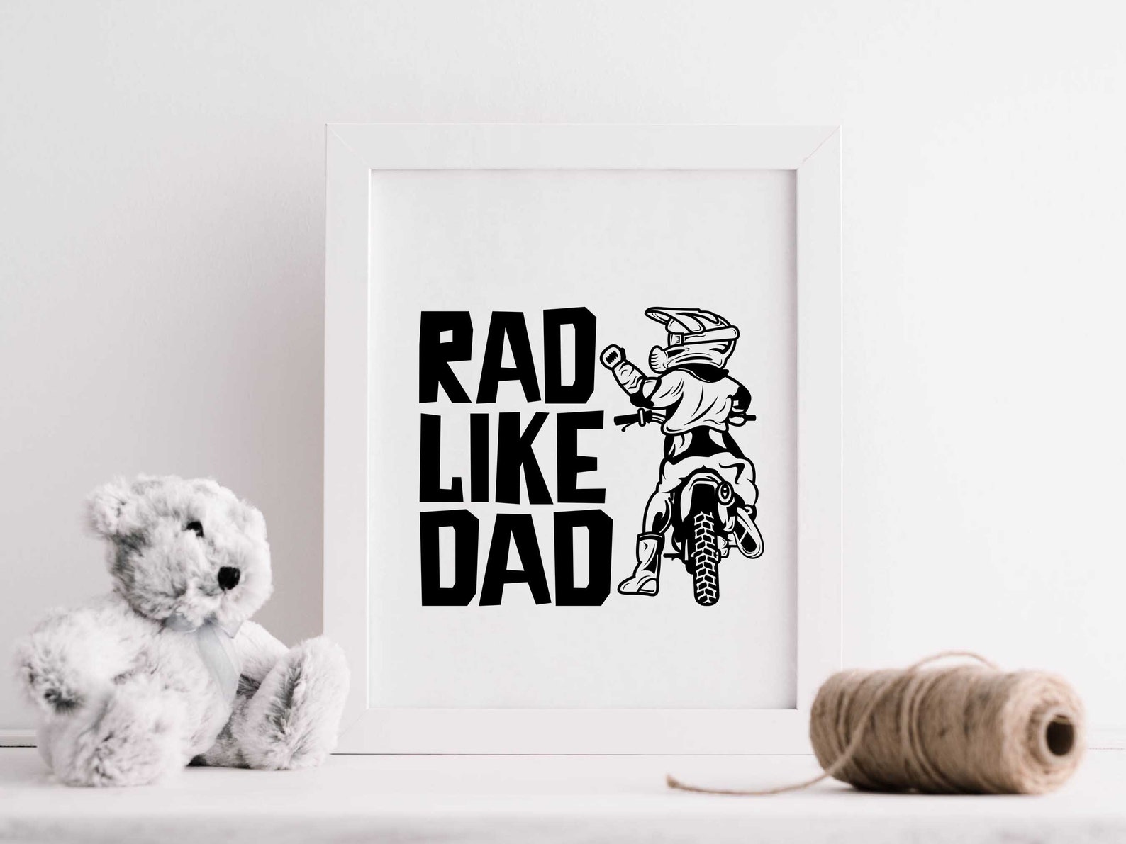 Rad Dad Rad Like Dad Svg| Father and Son Motocross Svg| Father and Son ...