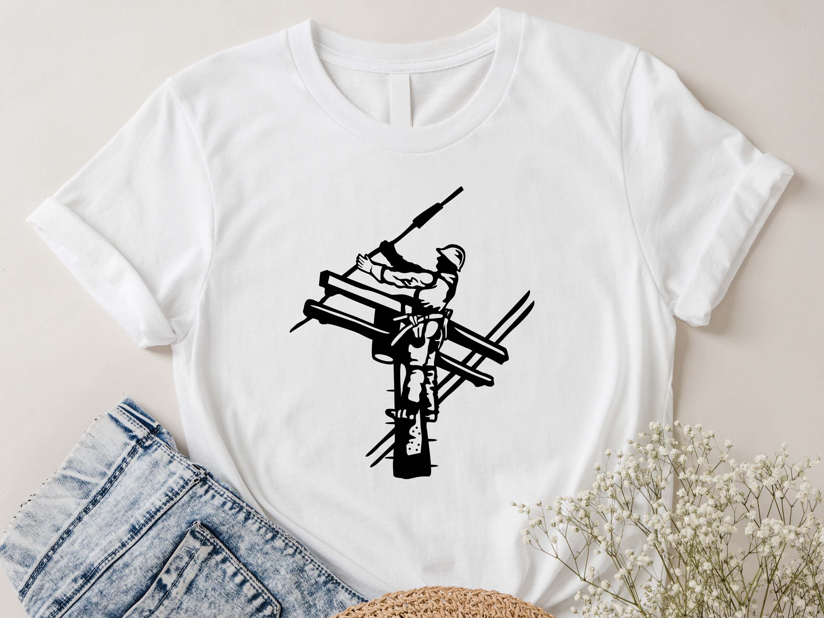 Line Man Svg Power Line Man Svg Electrician Svg Line Worker - Etsy