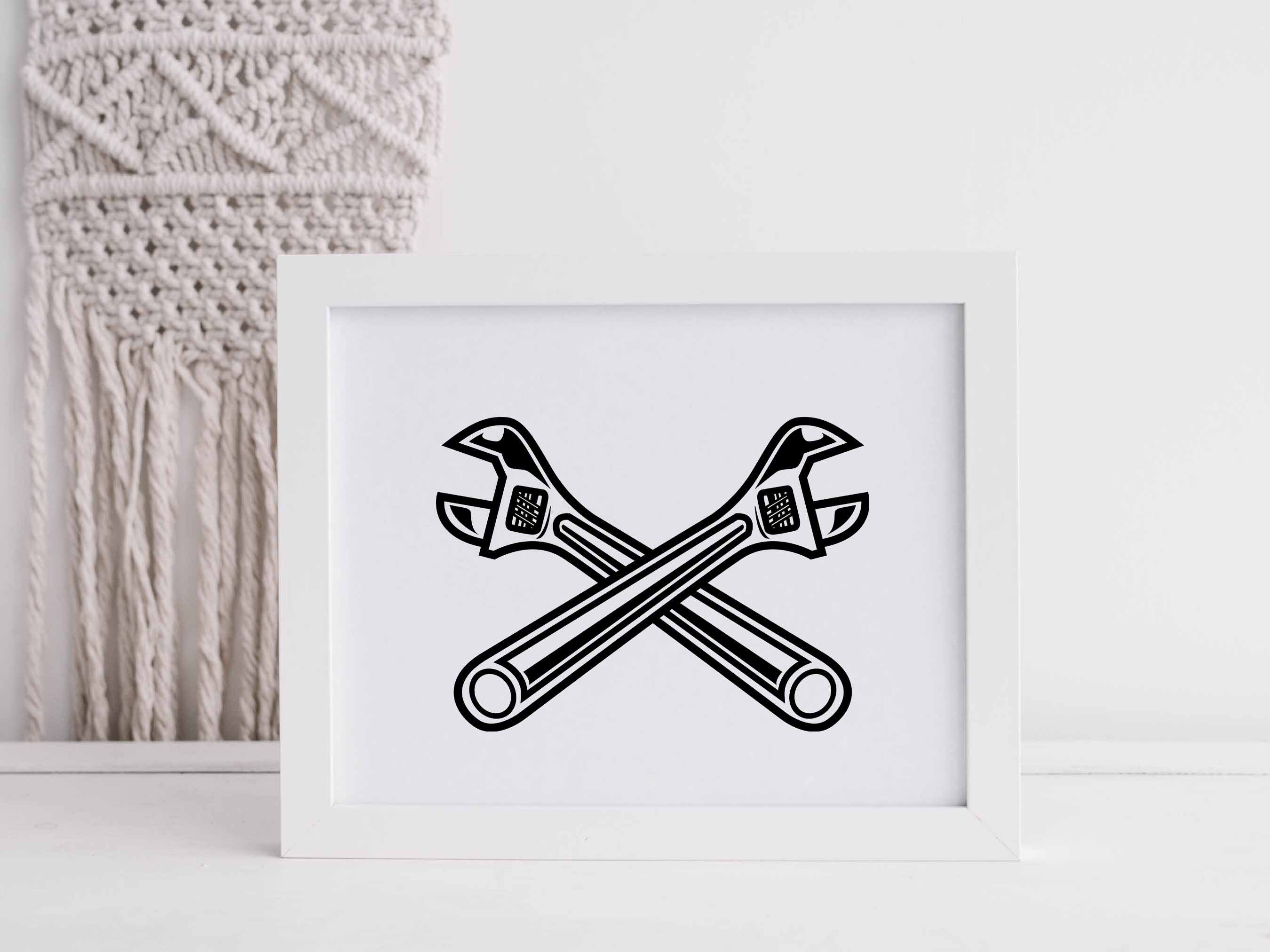 Llave cruzada Svg / Llave SVG / Llave inglesa / Wrench Vector - Etsy México