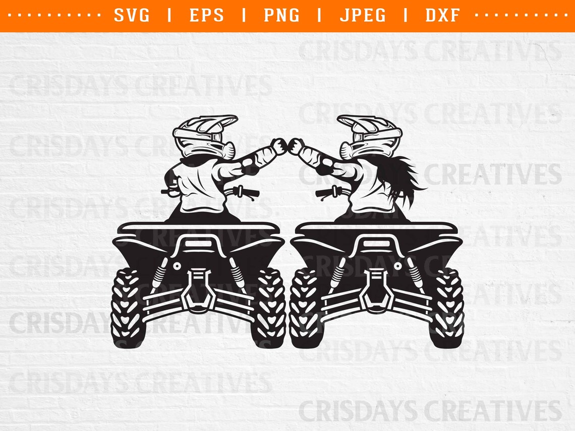 Siblings Atv Ride Png, Atv Png, Atv Svg, Kids Life Svg, Kids Atv Rider ...