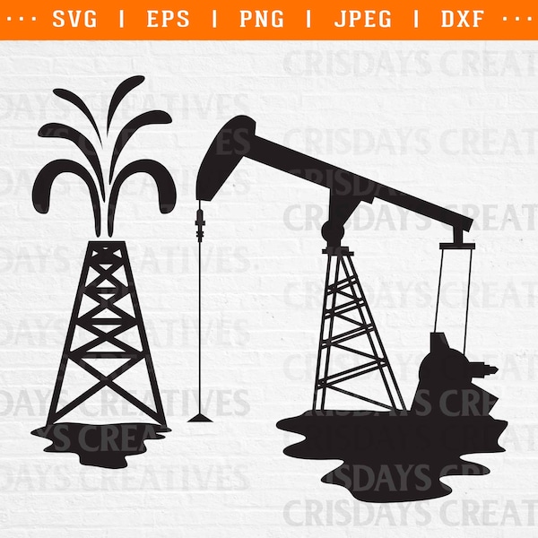 Oil Field Svg - Etsy