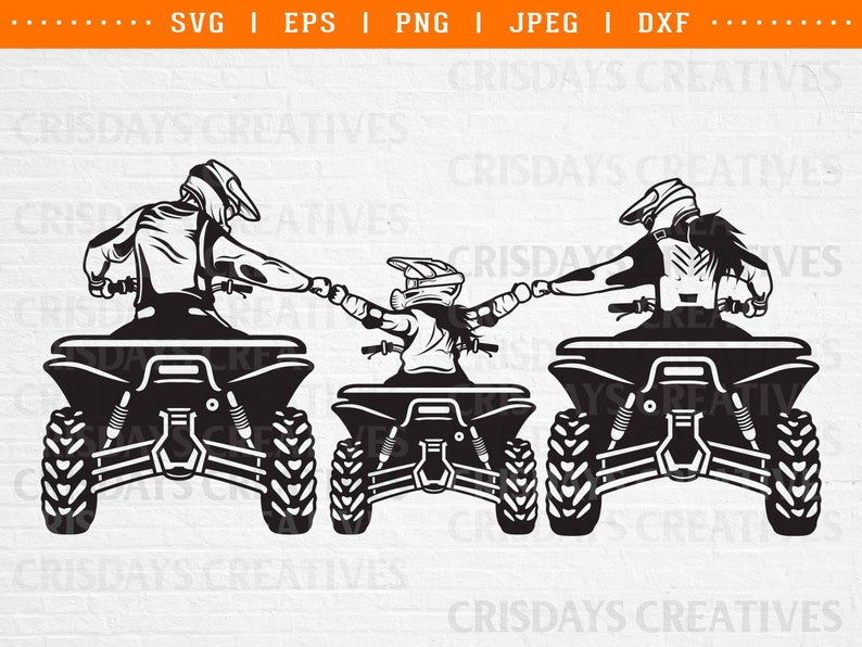 Father and Daughter Svg, Mom and Daughter Svg, Family Atv Svg, Atv ...