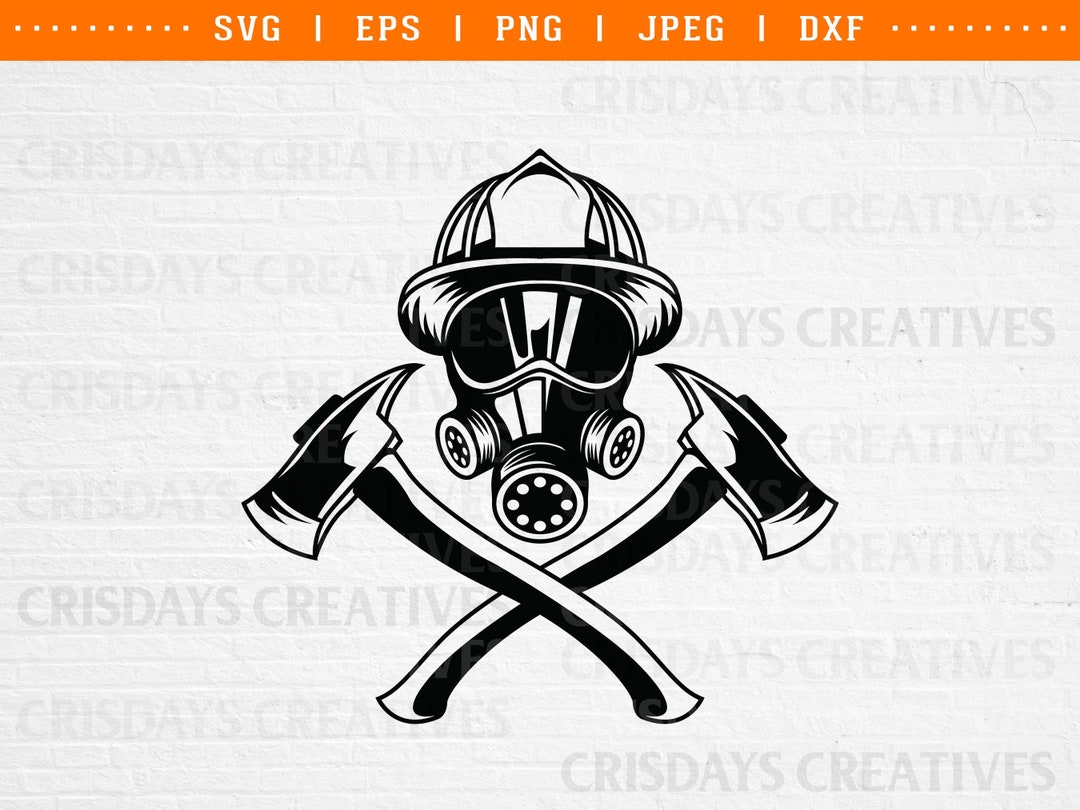 Bombero svg, bombero png, Cross Ax SVG, bombero, extinción de incendios ...