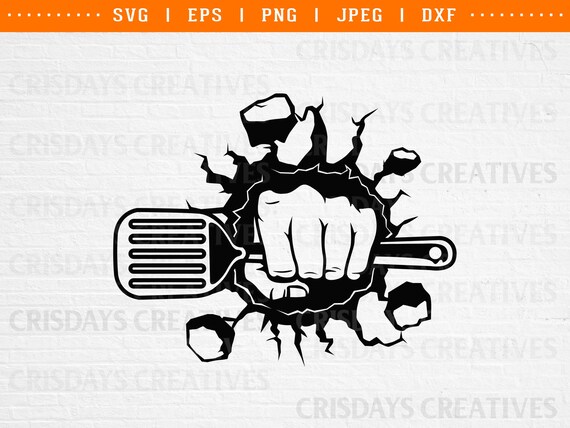 Smash Punch Svg Smash Svg Smash Hand Svg Smash Hand Chef - Etsy India