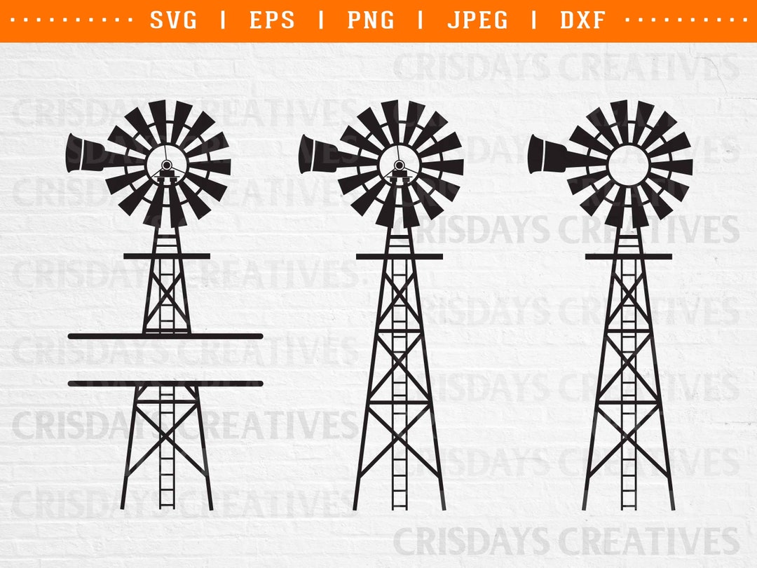 Farm Windmill Svg Farm Windmill Farm Svg Farming Svg Farm Sign Farm ...