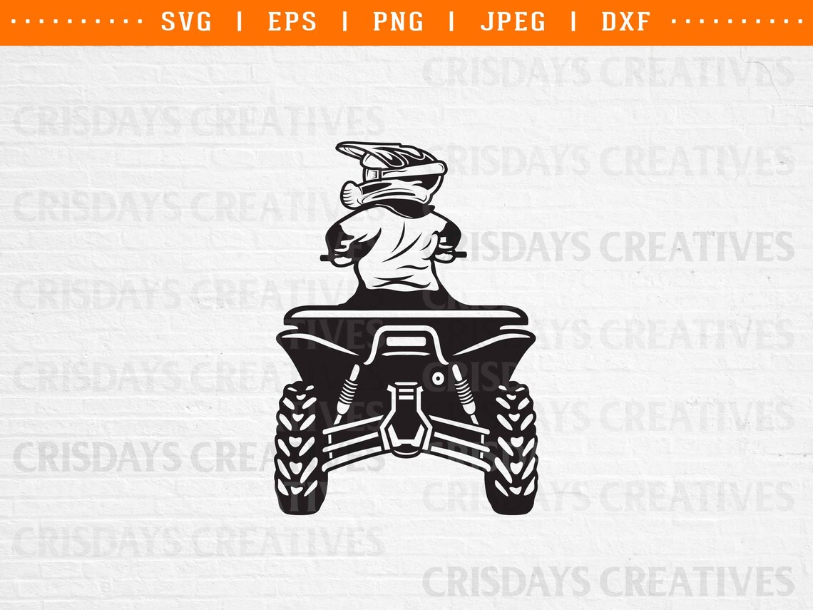Kids Atv Svg Kid Riding Atv Svg Atv Birthday Decor Svg Atv - Etsy