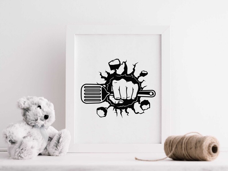 Smash Punch Svg Smash Svg Smash Hand Svg Smash Hand Chef - Etsy