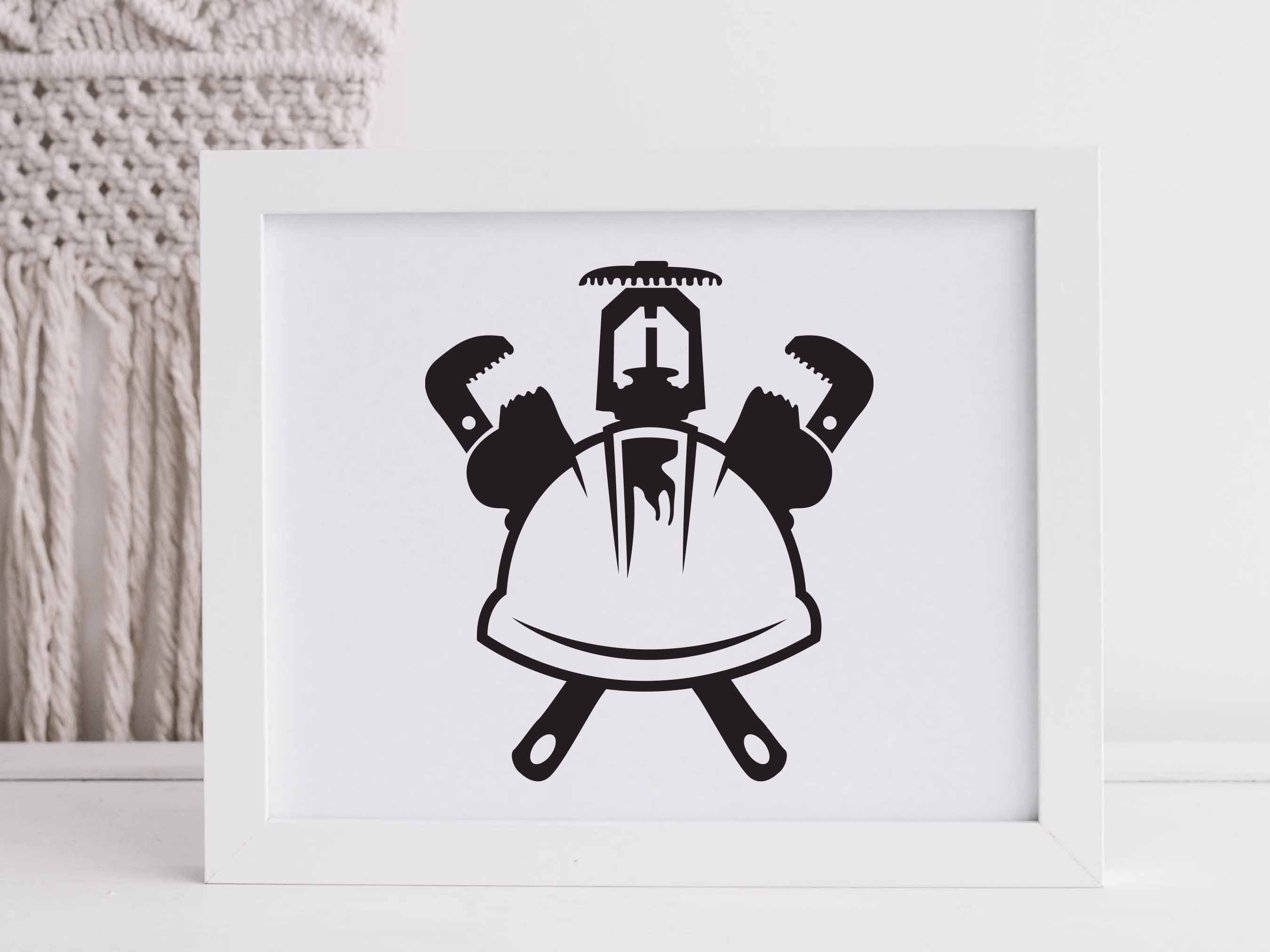 Fire Sprinkler Svg, Hard Hat With Wrenches and Sprinkler Svg, Sprinkler ...