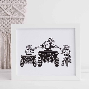 Dad Life Svg, Father and Son Svg, Dad Atv, Atv Svg, Quadbike Svg ...