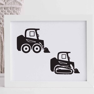 Skid Steer Svg, Track Skid Steer Svg, Heavy Equipment Svg, Track Loader ...