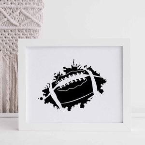 Football Splats Svg, Football Splatter Svg, Football Splatter Png ...