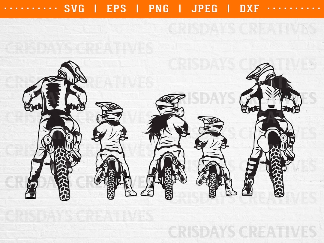 Family Motocross Svg, Family Bonding Svg, Family Svg, Mom Motocross ...