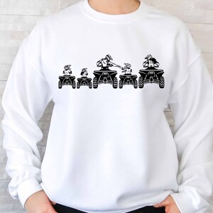 Atv Family Svg, Atv Svg, Father and Kids Svg, Family Svg, Family Atv ...