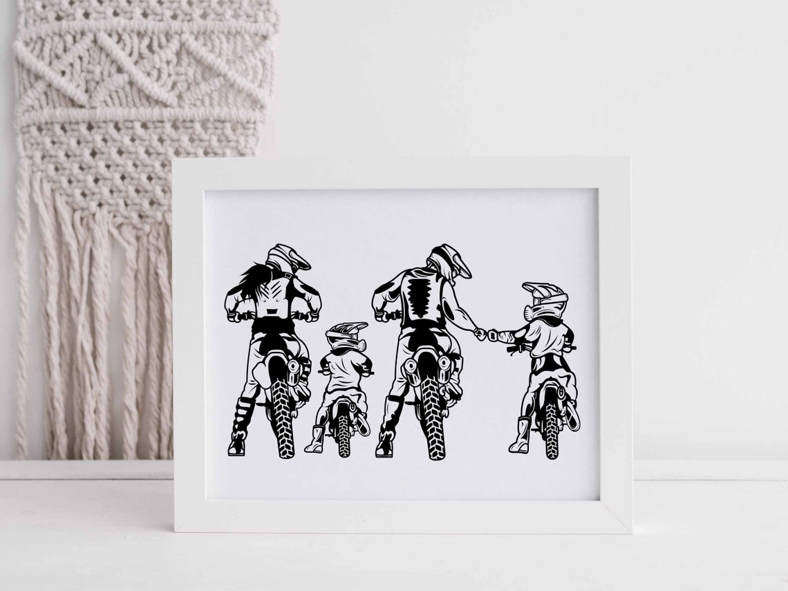 Family Motocross Svg Motocrosss Svg Dirtbiker Svg Dadlife - Etsy