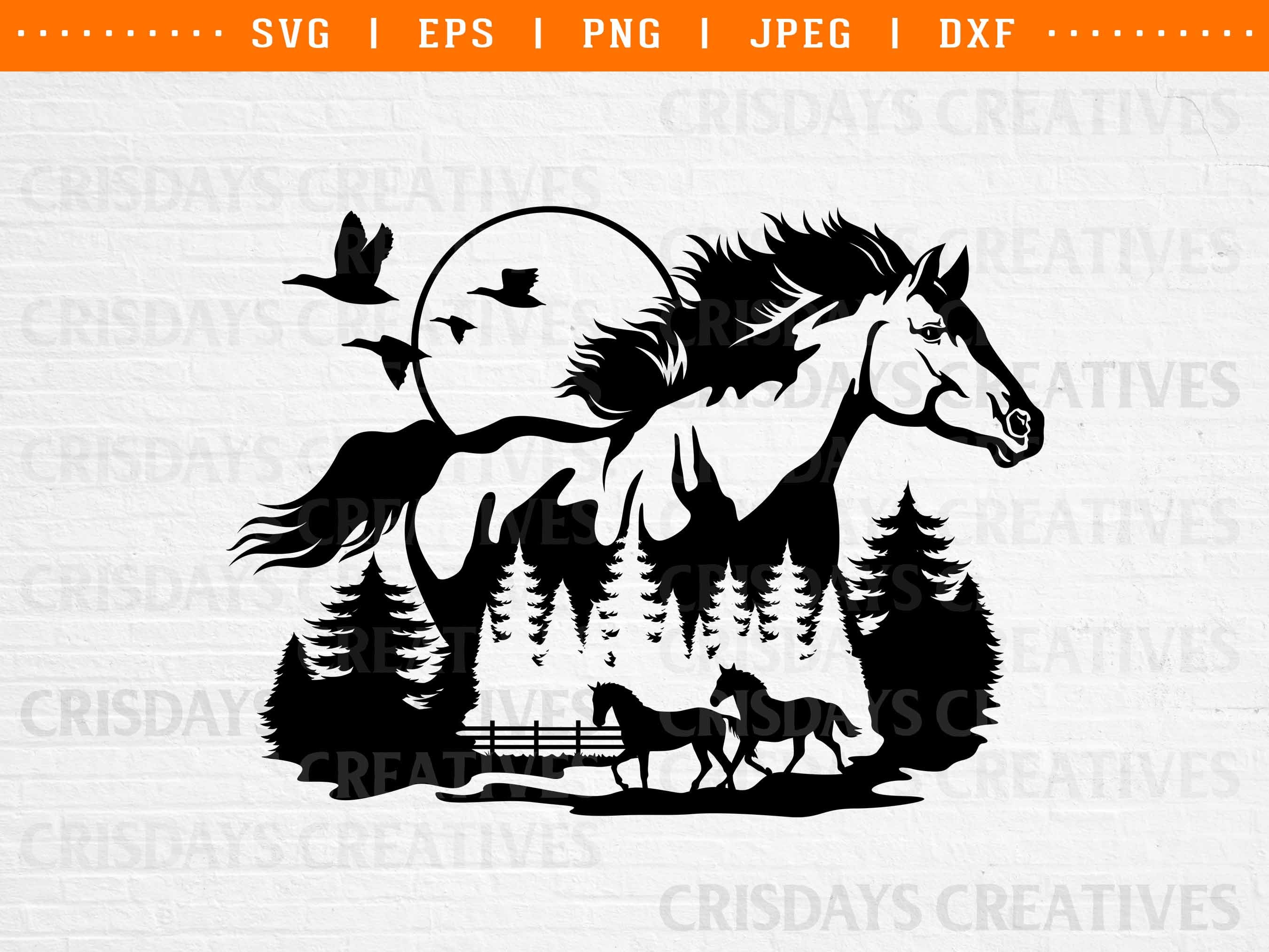 Horse Svg Running Horse Svg Wild Horse Svg Horse Ride Svg - Etsy