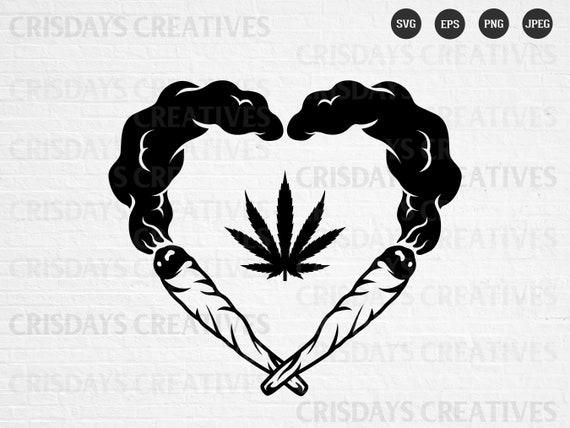 Weed Love Heart