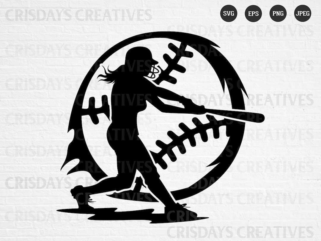 Flaming Softball Player Svg| Softball Love Svg| for Her Softball Svg ...
