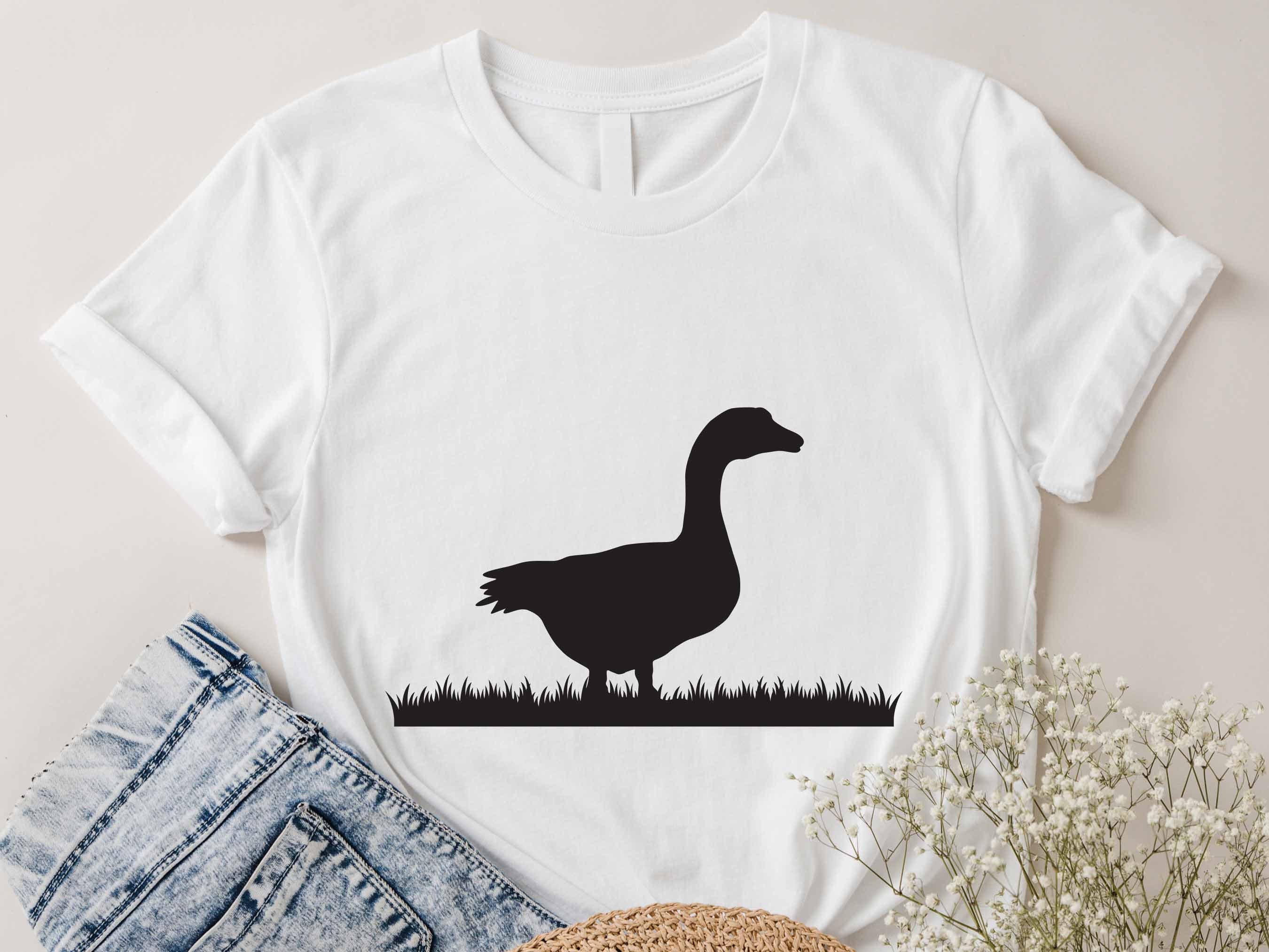 Goose SVG | Farm Goose Silhouette Cut File | Funny Goose Clipart PNG ...