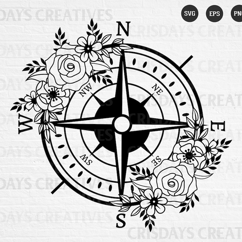 Compass Svg - Etsy