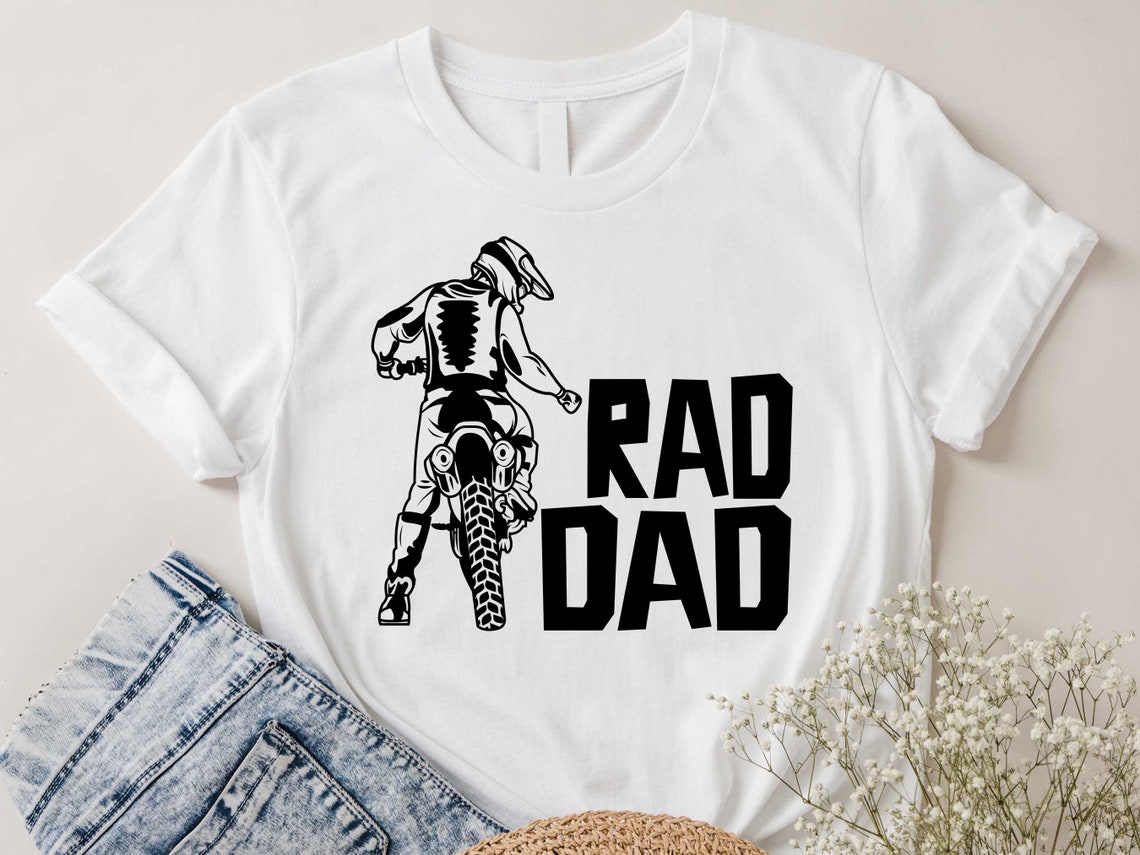 Rad Dad Rad Like Dad Svg| Father and Daughter Motocross Svg| Dad Svg ...