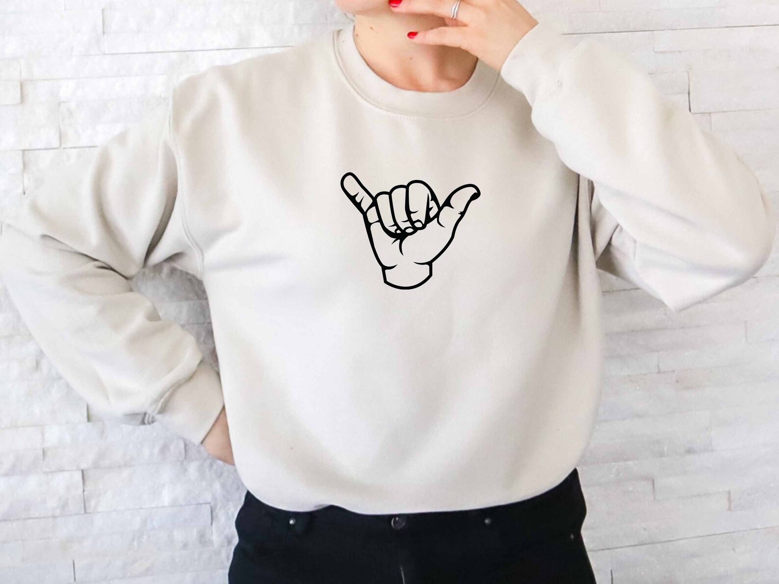 Shaka Hand Sign Svg| Shaka Svg| Hand Sign Svg| Hang Loose Svg, Hang ...