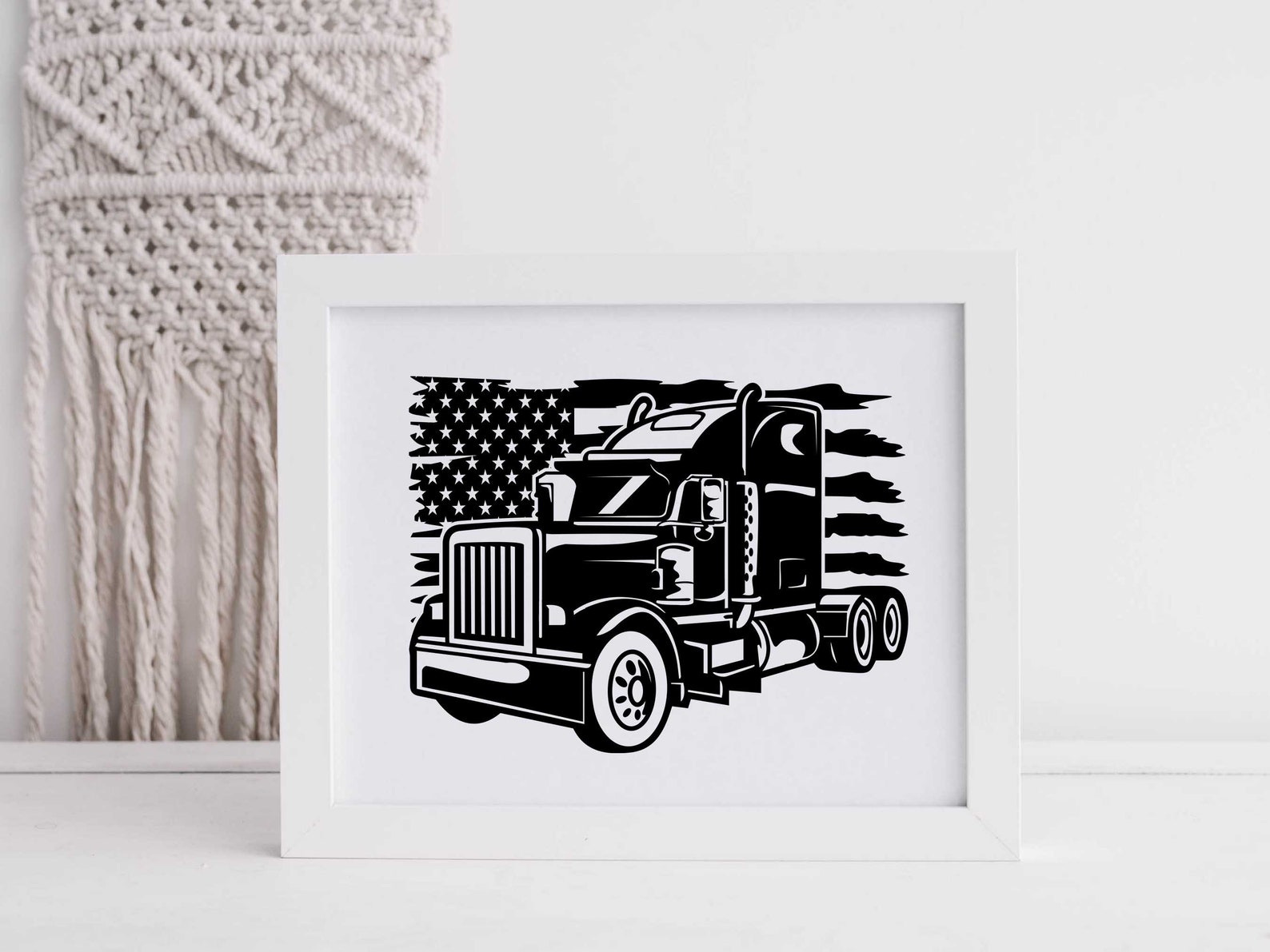 US Truck Svg Big Truck Svg trucker Svg Truck Driver Gifts - Etsy