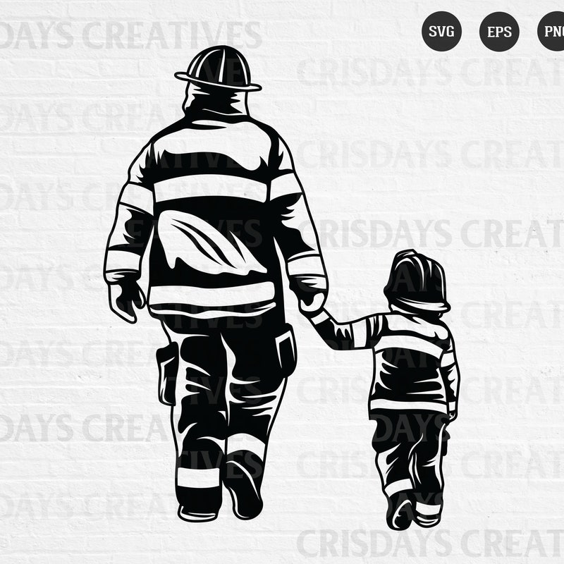 Firefighter Dad - Etsy