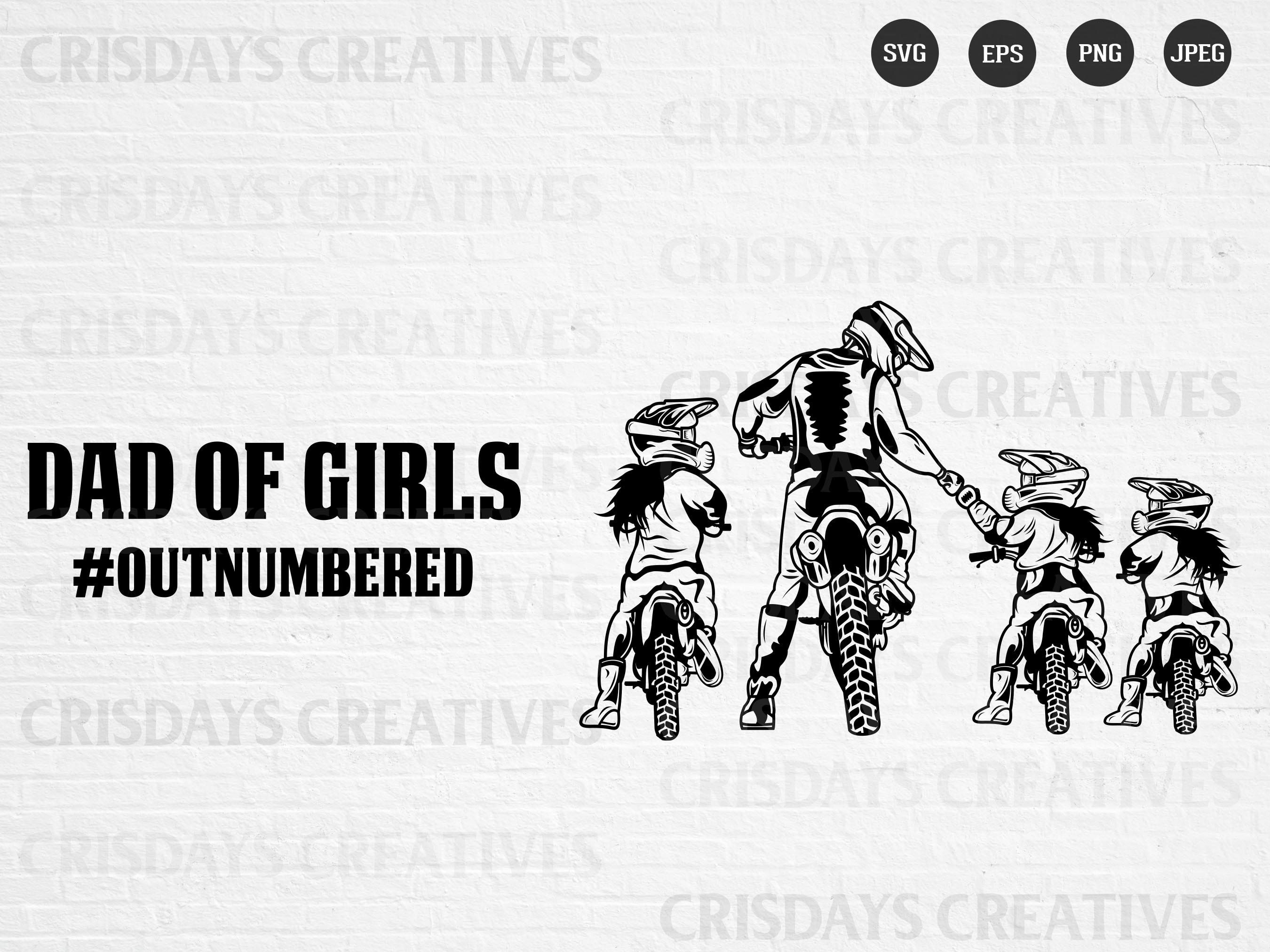 Motocross Girl Silhouette