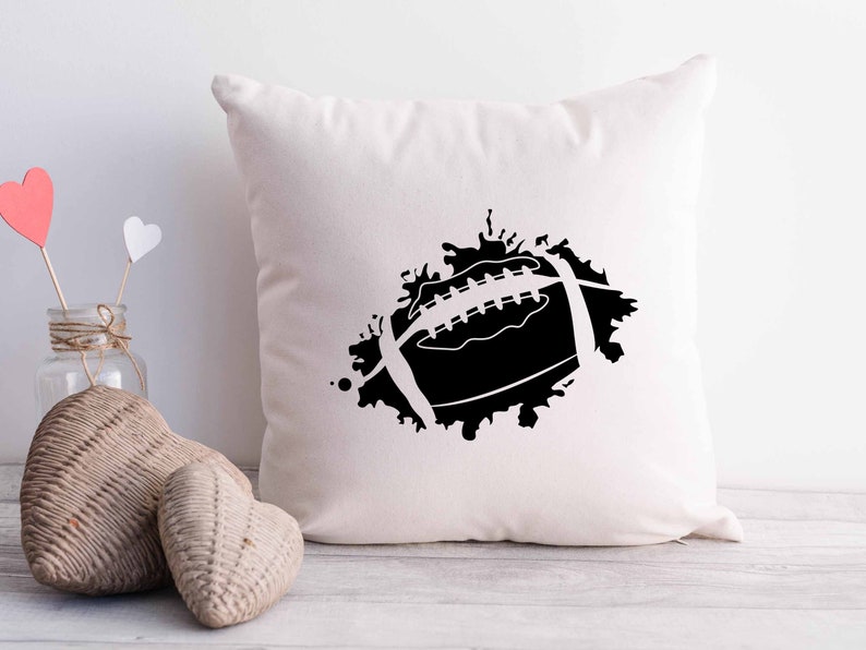 Football Splats SVG, Football Splatter SVG, Paint Splash Football ...