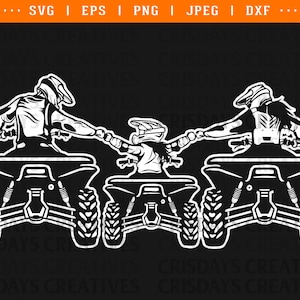 Atv Family Svg, Family Atv Svg,atv Svg Files for Cricut, Family Svg ...