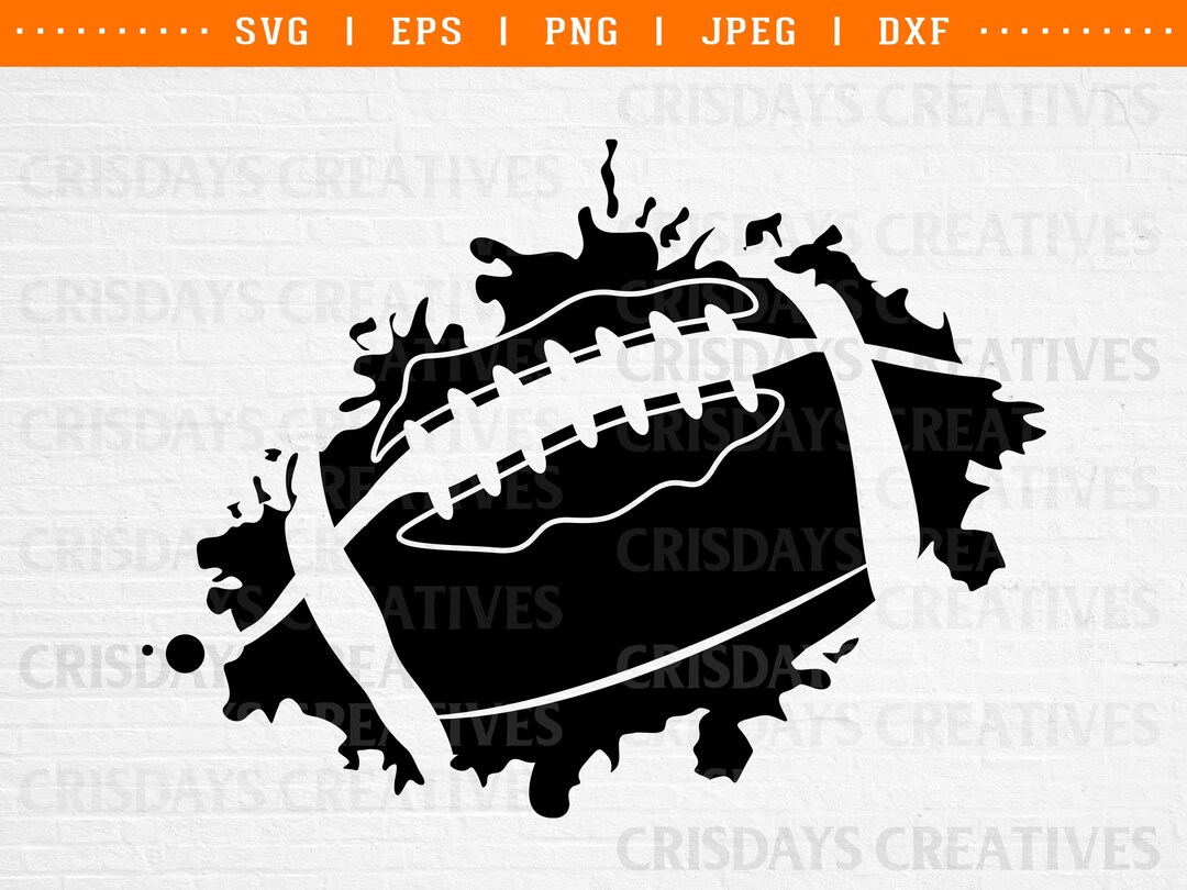 Football Splats Svg, Football Splatter Svg, Football Splatter Png ...