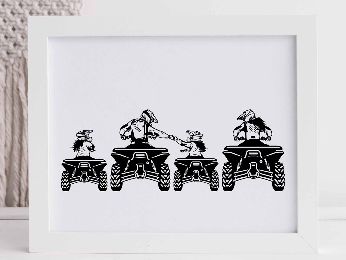 ATV Love Svg| 4 Wheelers SVG| Atv Family Svg| Clipart, Png, Vector, Cut ...