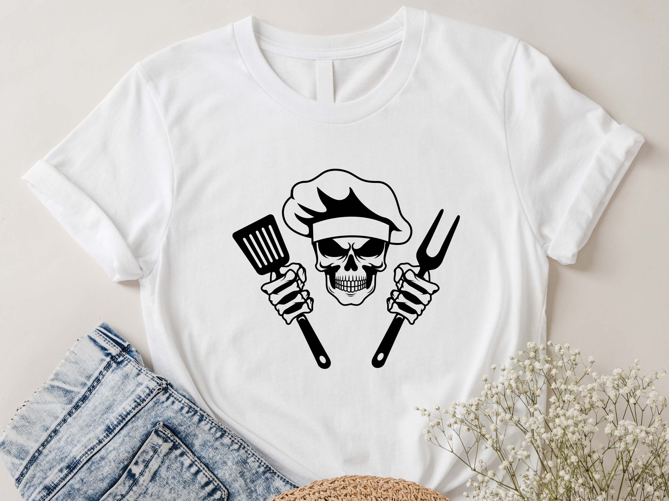 Skull Chef Svg Chef Svg Skull Svg Chef Equipments Svg - Etsy Israel