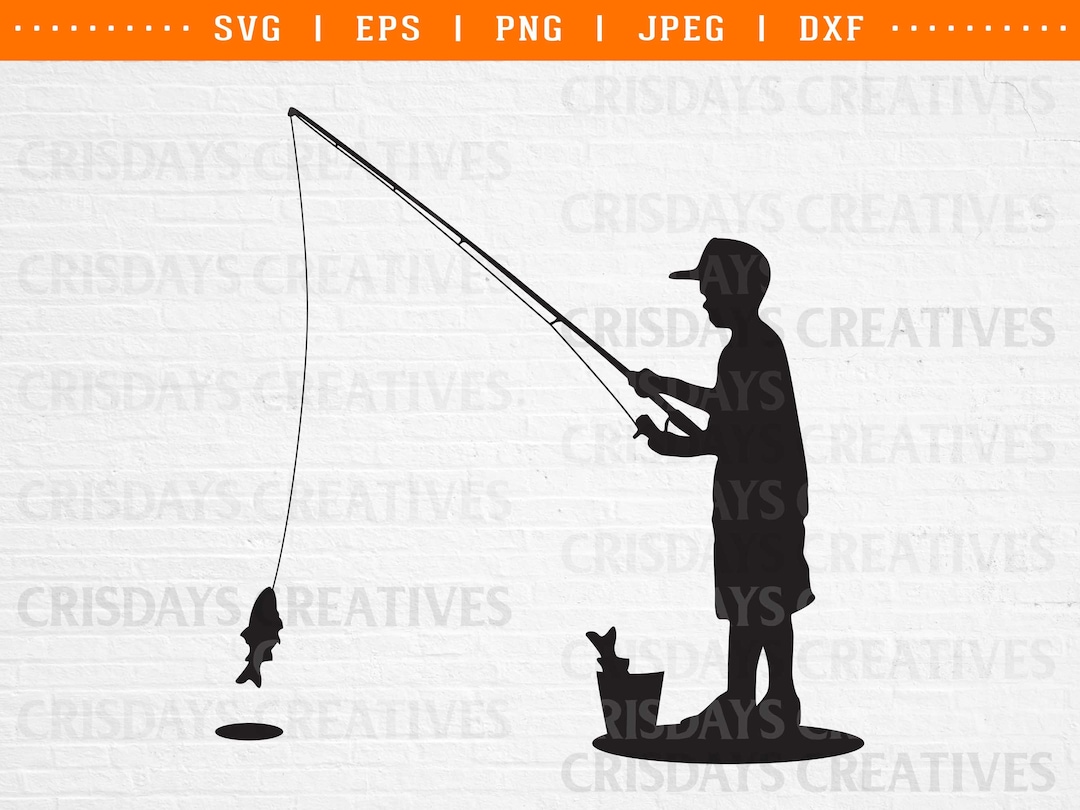Fishing Svg, Boy Fishing Svg, Son Fishing Svg, Fishing Gifts for Men ...