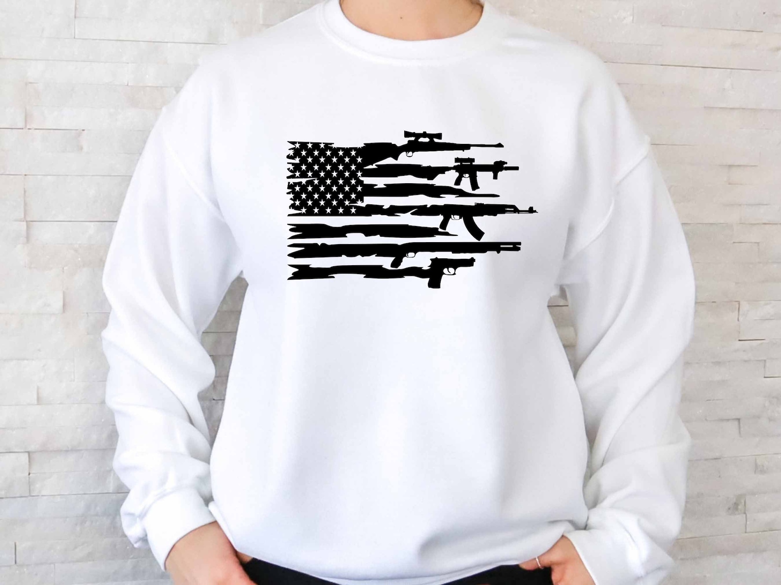 Guns Flag USA Svg Us Flag Guns Svg American Flag With Guns - Etsy